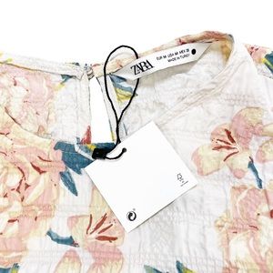 Zara | Dresses | Nwt Zara Floral Crinkle Sharon Dress | Poshmark